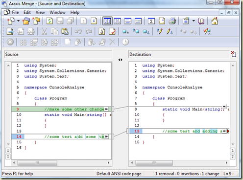 ReadCommit: Araxis Merge integration with TFS - Team System - Visual studio